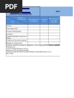 Tabla de Valores y Calificación SGSST | PDF | Bienestar | Medicina