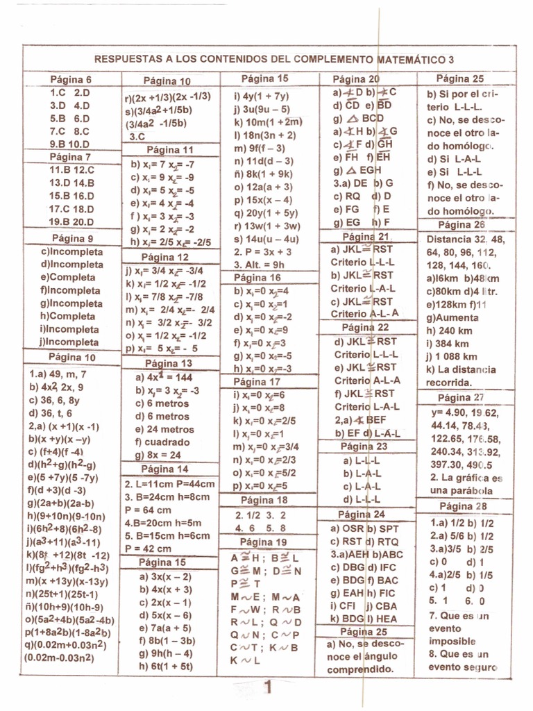Respuesta Complemento 3 | PDF