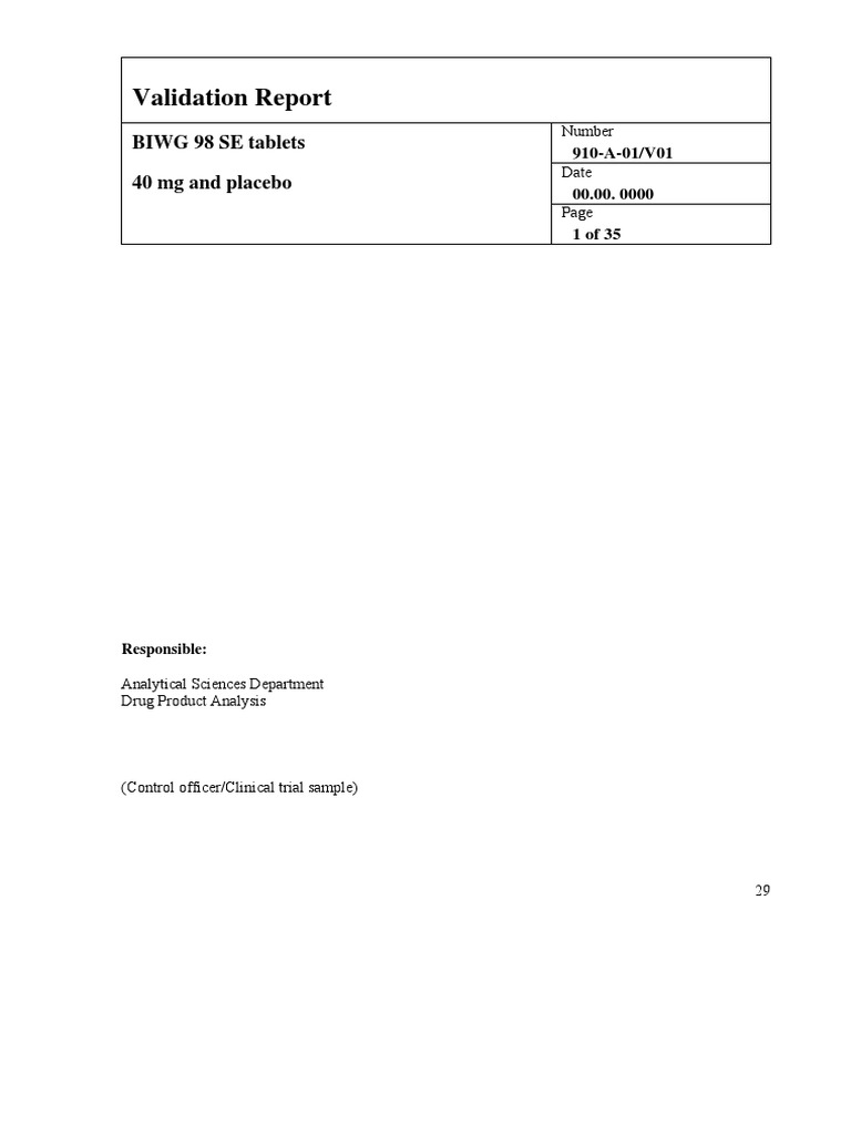 18 4.2 Validation Report | PDF | High Performance Liquid Chromatography ...
