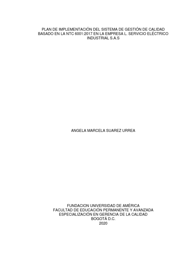 Iso 6001 | Descargar gratis PDF | Sistema de manejo de calidad ...