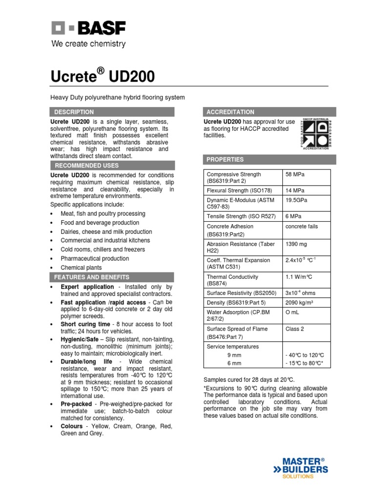 basf-ucrete-ud-200-tds(1) | Flooring | Concrete