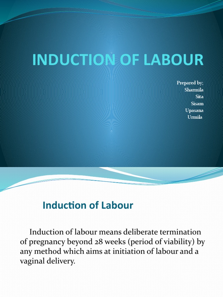 Induction of Labour: Methods & Management | PDF | Childbirth | Public ...