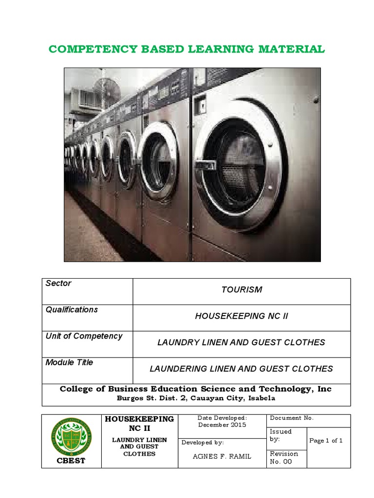 Competency Based Learning Material | PDF