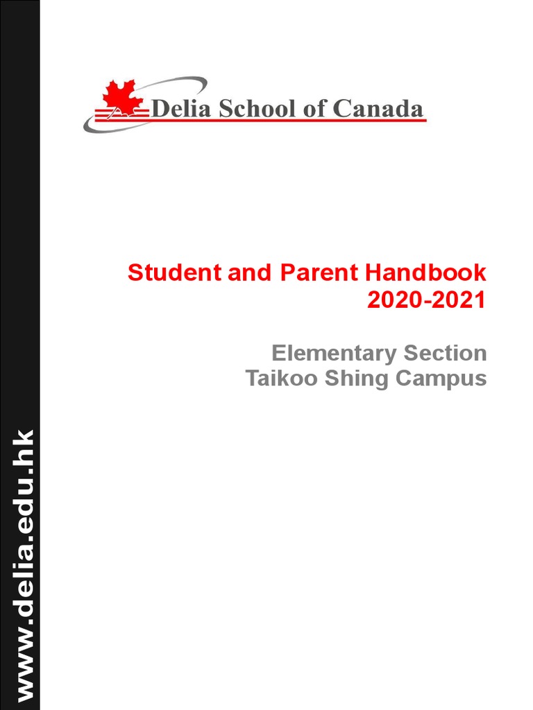2020 2021 Dsce Student and Parent Handbook | PDF | Educational ...