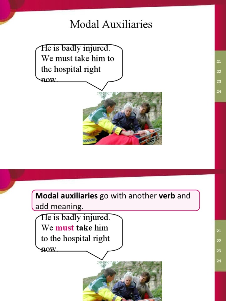 Modal Auxiliaries for ESL Learners | PDF | Verb | Question