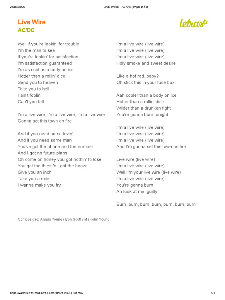 Live Wire PDF | PDF