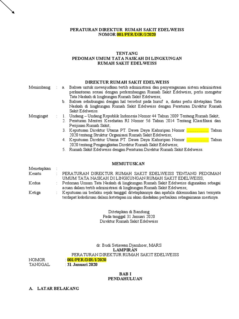 Tata Naskah RSE | PDF