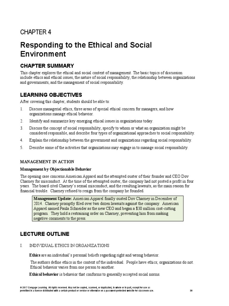 Griffin Mgmt12e IM Ch02 | PDF | Whistleblower | Value (Ethics)