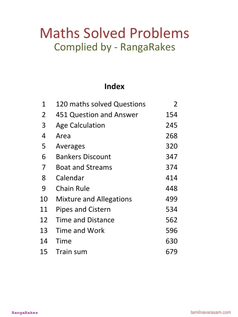 Math Solved Problems PDF | PDF | Permutation | Quadratic Equation