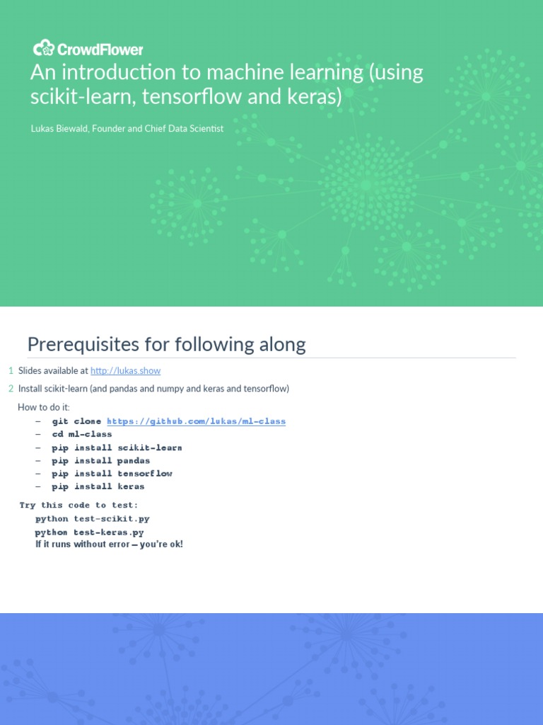 ML Course PDF | PDF | Machine Learning | Deep Learning