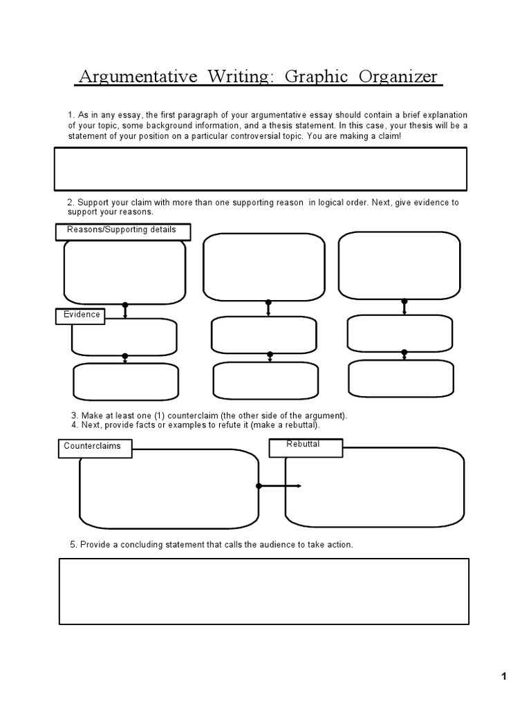 Argumentative Essay Flow Chart Guide | PDF | Career & Growth