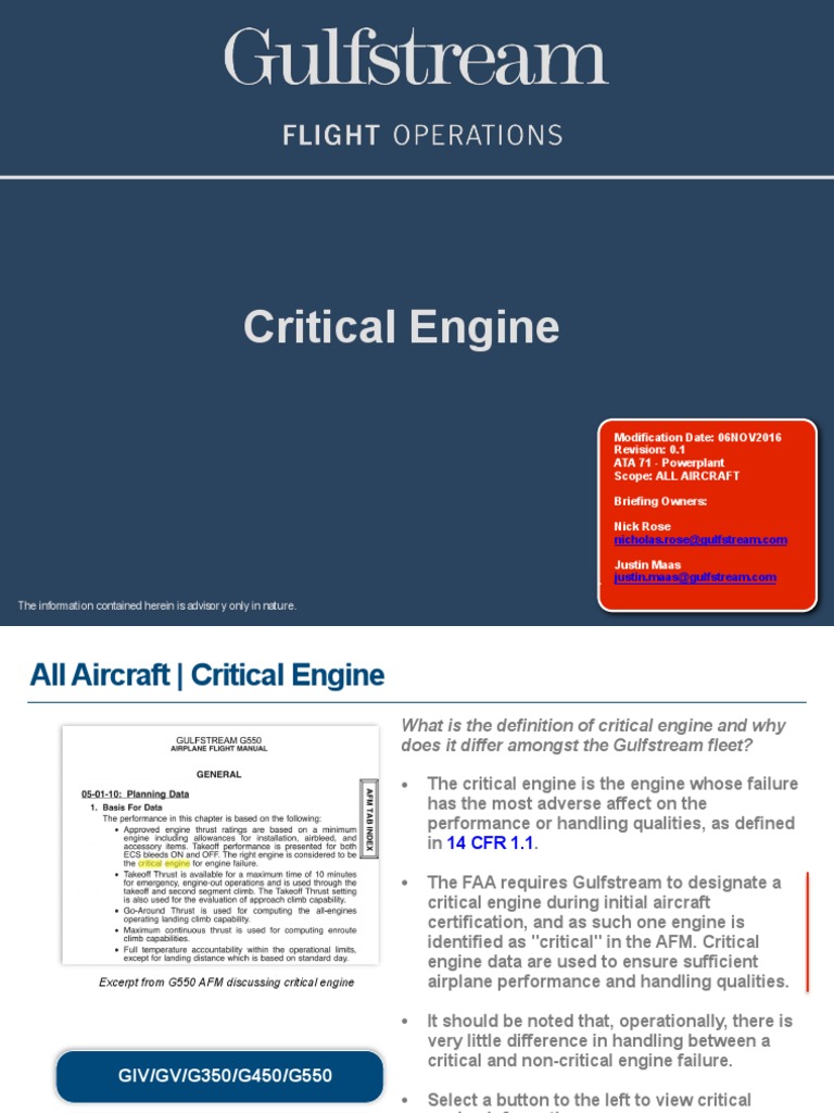 All Aircraft Critical Engine 0.1 PDF | Download Free PDF | Aircraft ...