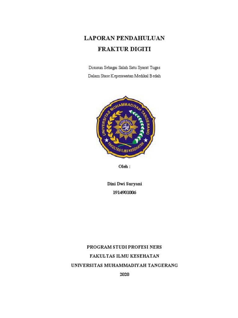 Laporan Fraktur Digiti Manus | PDF