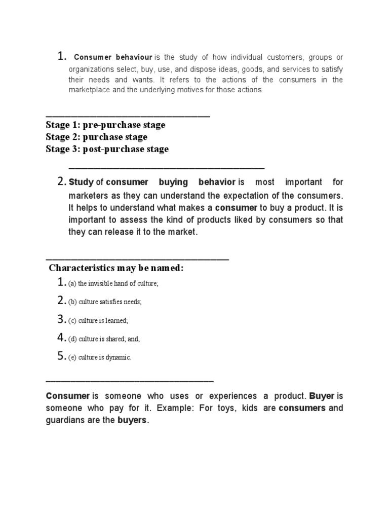 Stage 1: Pre-Purchase Stage Stage 2: Purchase Stage Stage 3: Post ...