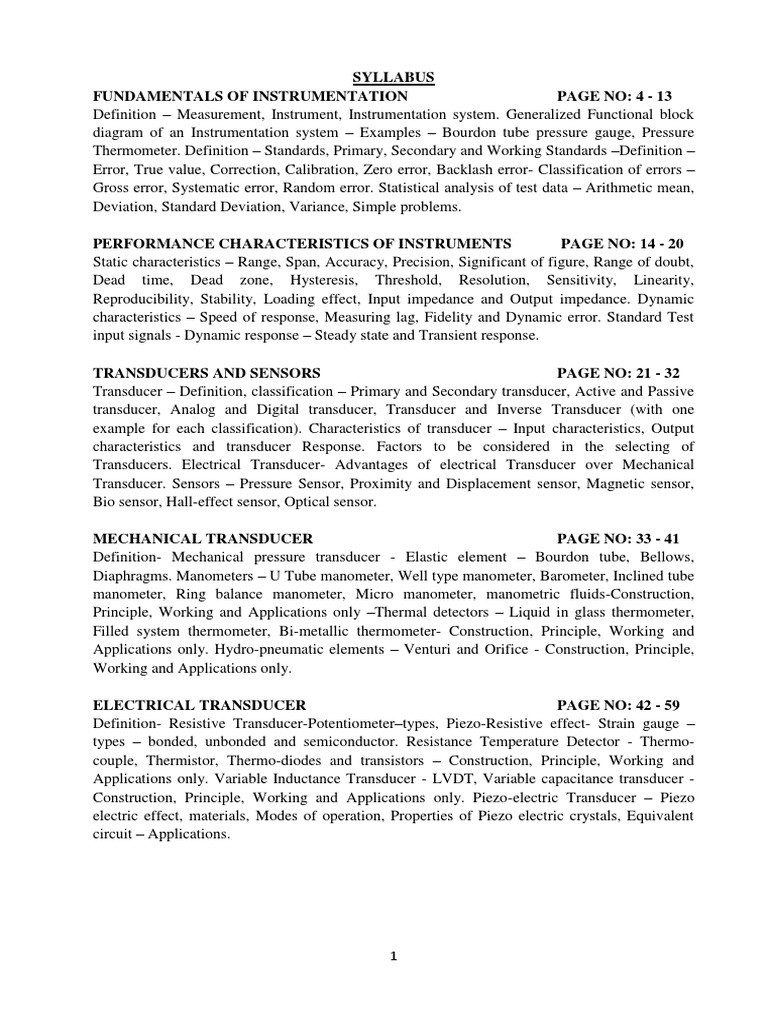 Basics of Instrumentation Theory | PDF | Magnetometer | Inductor
