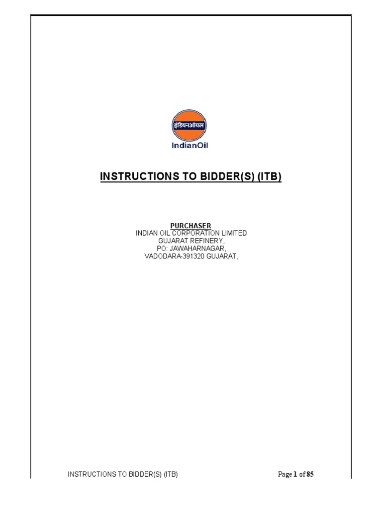 Instructions To Bidder (S) (Itb) | PDF | Value Added Tax | Withholding Tax