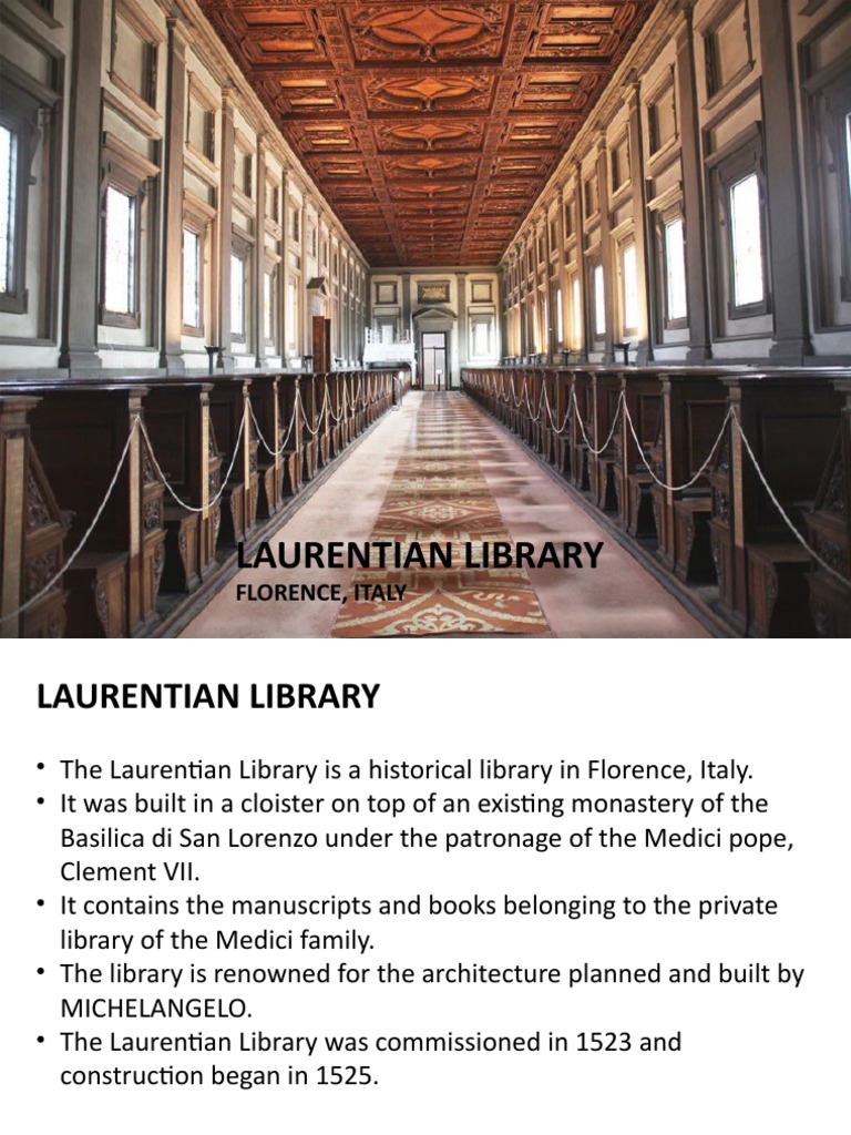 Laurentian Library Reading Room
