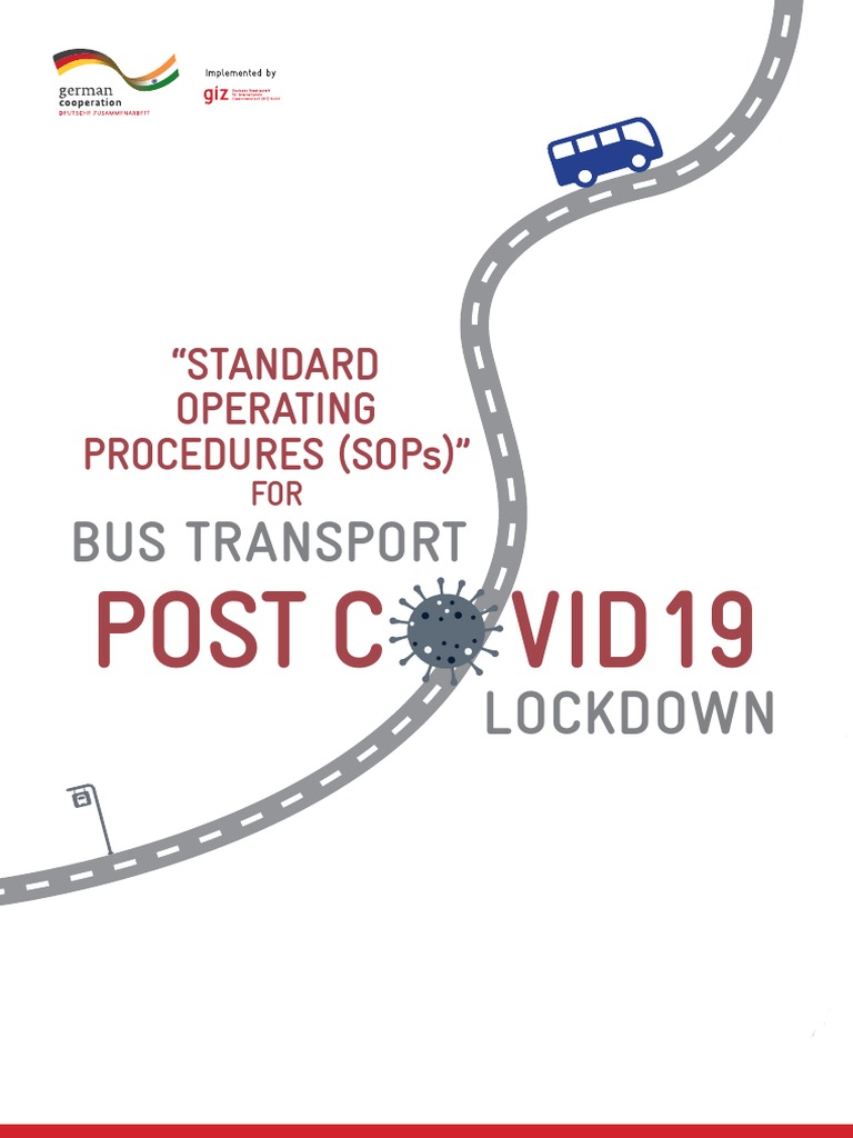 Bus SOPs for Post-COVID Operations | PDF | Bus | Conductor (Rail)