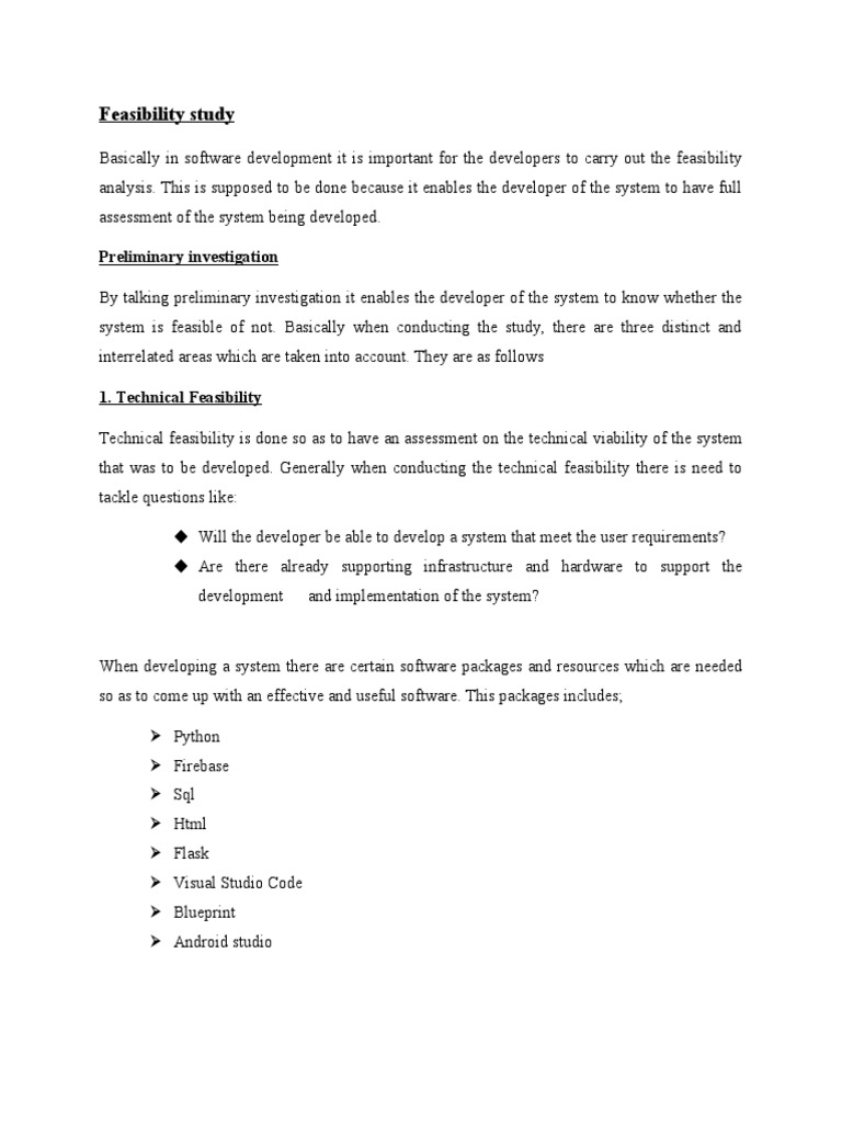 Feasibility Study | PDF | Qr Code | Free Software