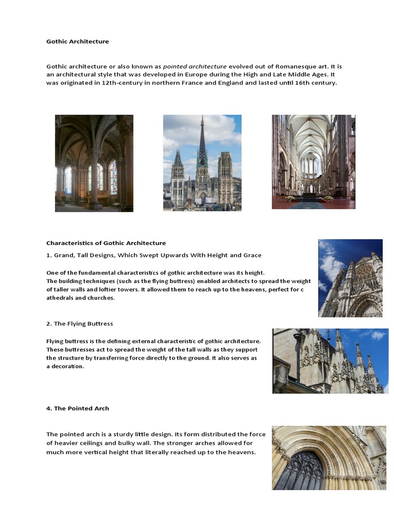 Gothic Architecture | PDF