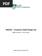 Autodesk Inventor Fea Analysis Tutorial | PDF | Simulation | Double Click