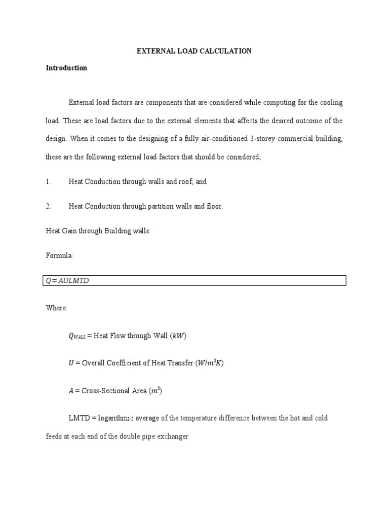 HVAC 2 Load Calculation Prelim To Finals | PDF | Duct (Flow) | Air ...