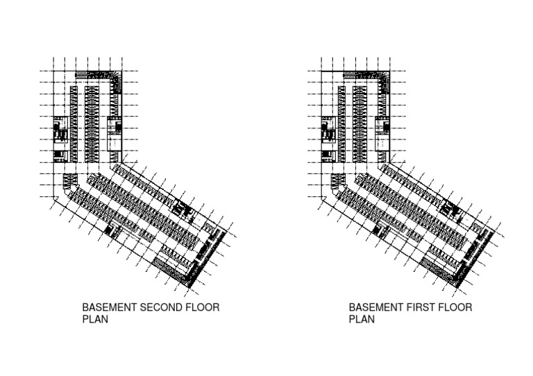 Basement First Floor Plan Basement Second Floor Plan: Toilet F (T ...