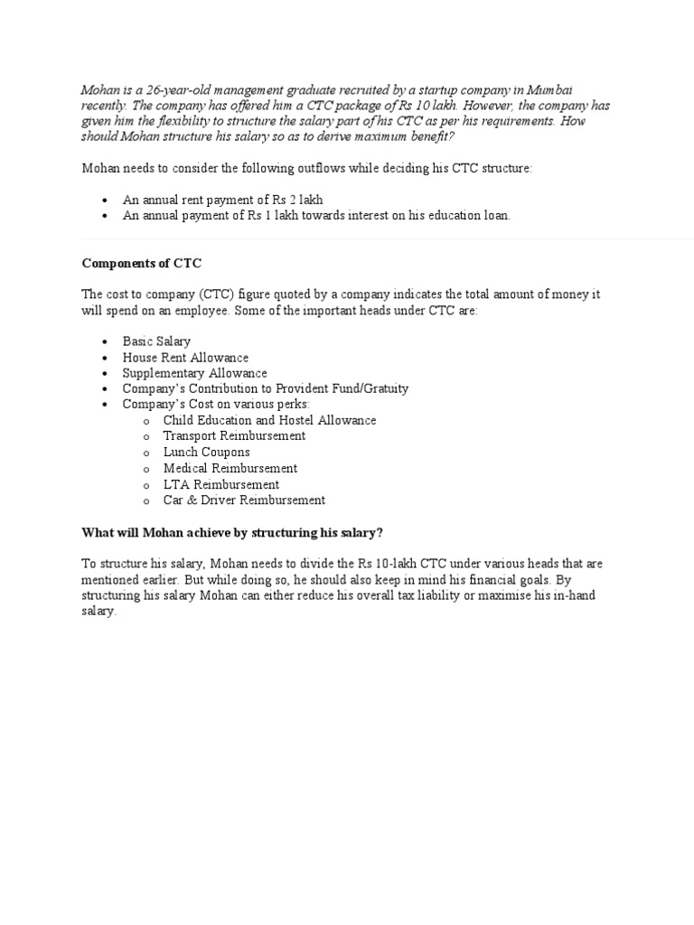 Components of CTC: o o o o o o | PDF | Tax Deduction | Taxes