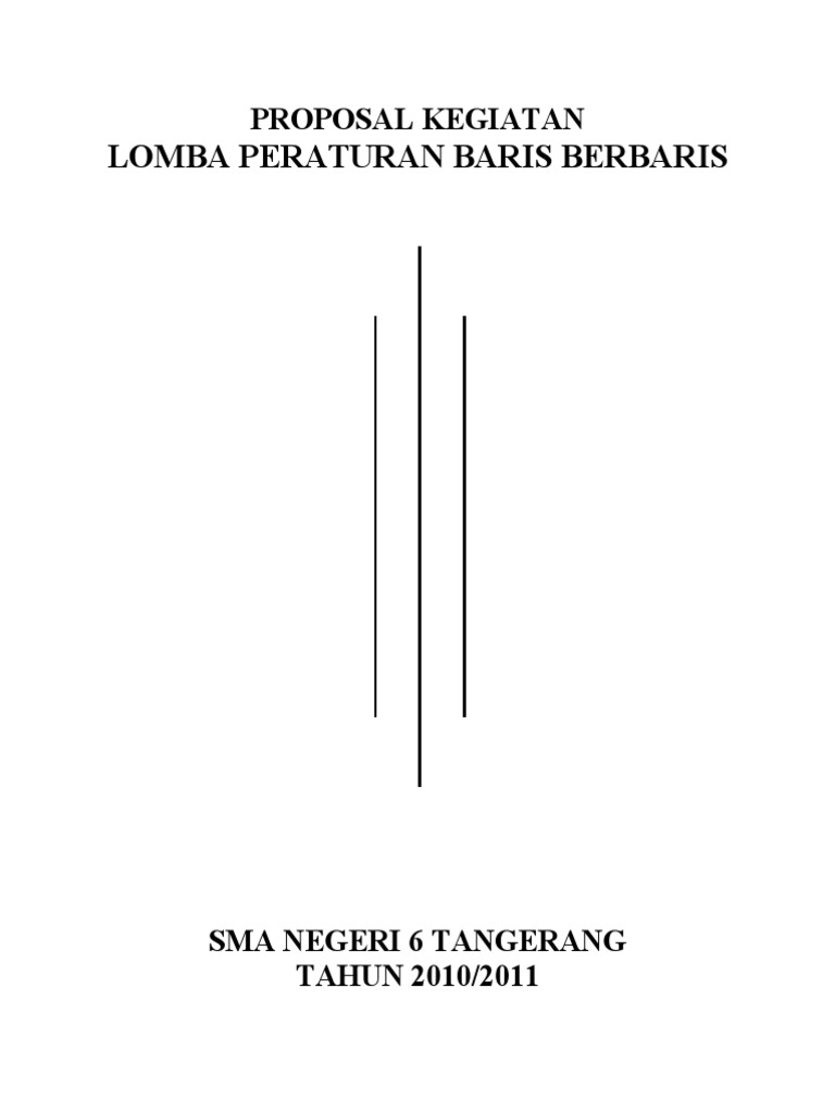 Proposal Kegiatan PBB | PDF