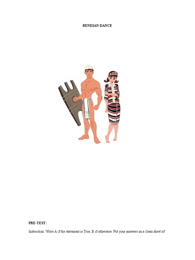 Bendian Dance: Instruction: Write A If The Statement Is True, B If ...