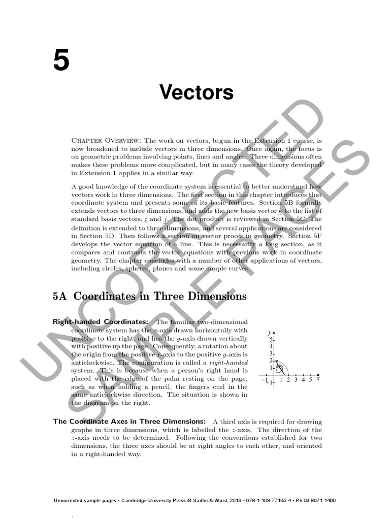 E2y12 Ch5 Vectorsweb Pdf Cartesian Coordinate System Euclidean Vector