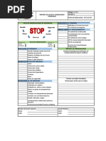 Metodología STOP para Seguridad Laboral | PDF | Salud y bienestar ...