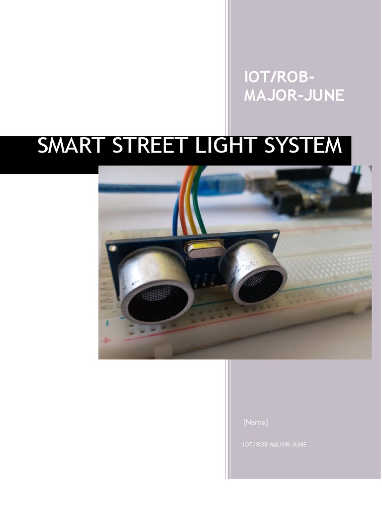 Smart Street Light System | PDF | Arduino | Internet Of Things