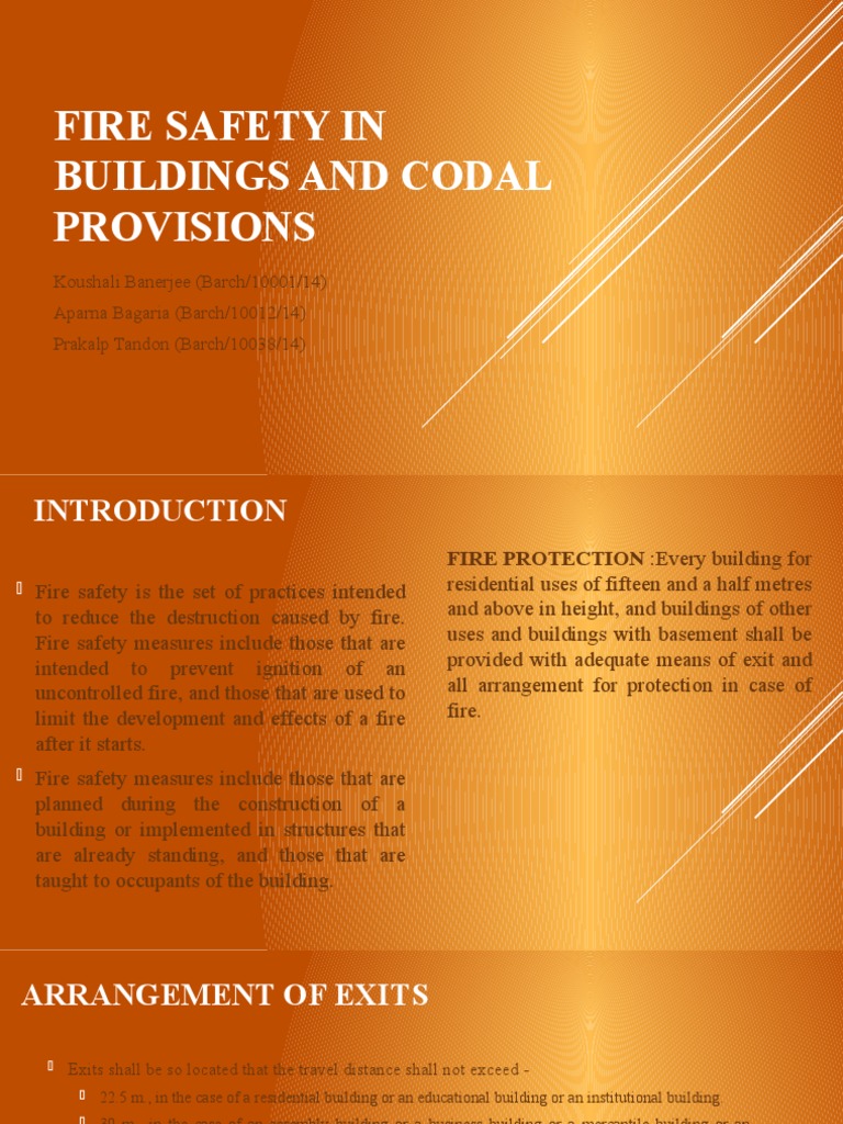 Fire Safety & Building Codes Guide | PDF | Fire Safety | Elevator