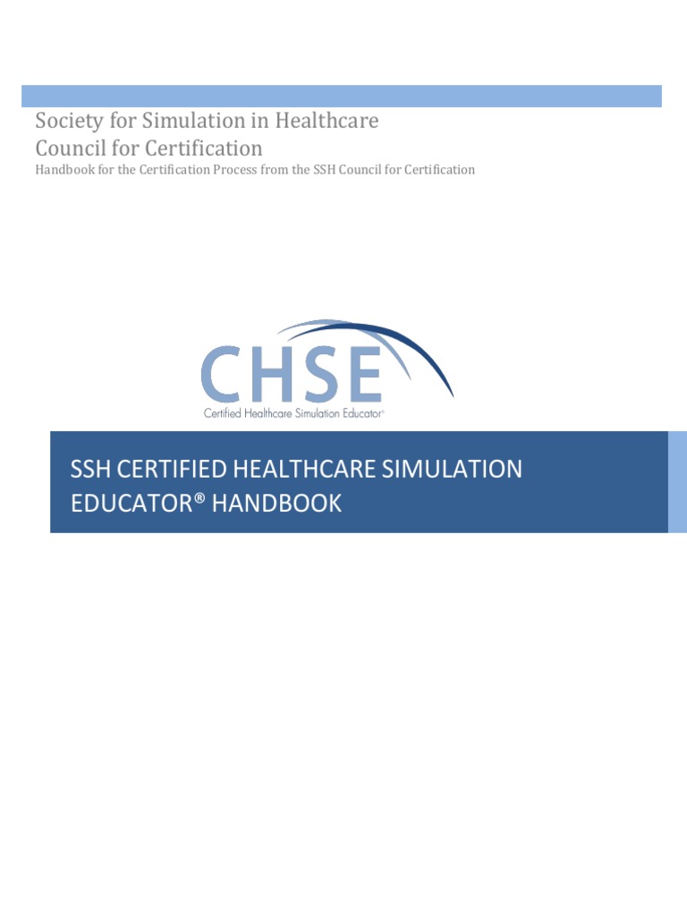 CHSE Handbook | PDF | Simulation | Test (Assessment)