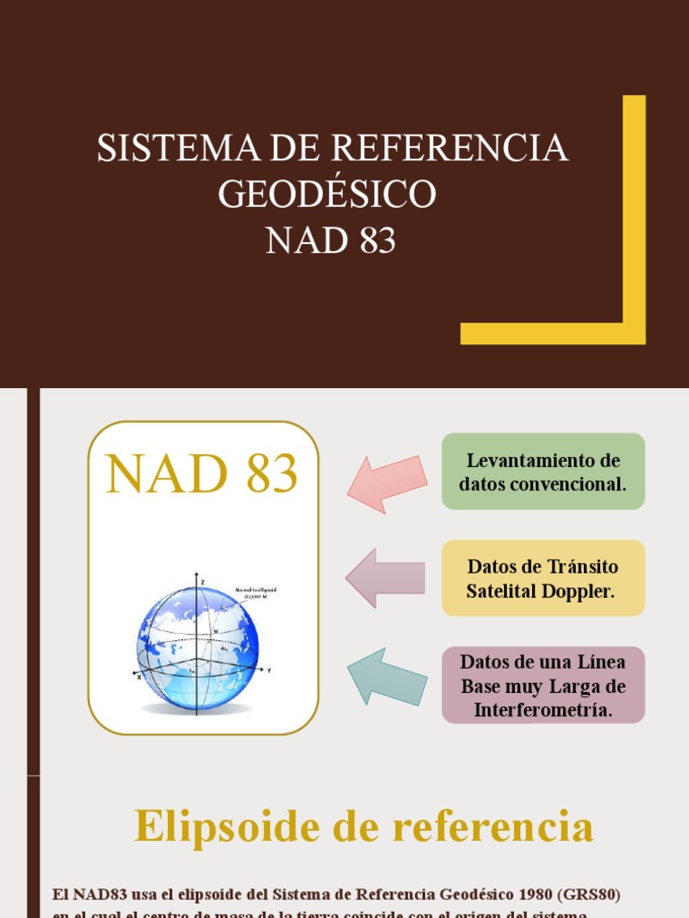 NAD 83. Presentación Final | PDF | Geodesia | Geofísica