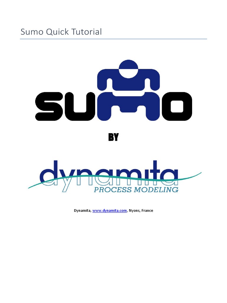 Sumo Quick Tutorial | PDF | Installation (Computer Programs) | Steady State