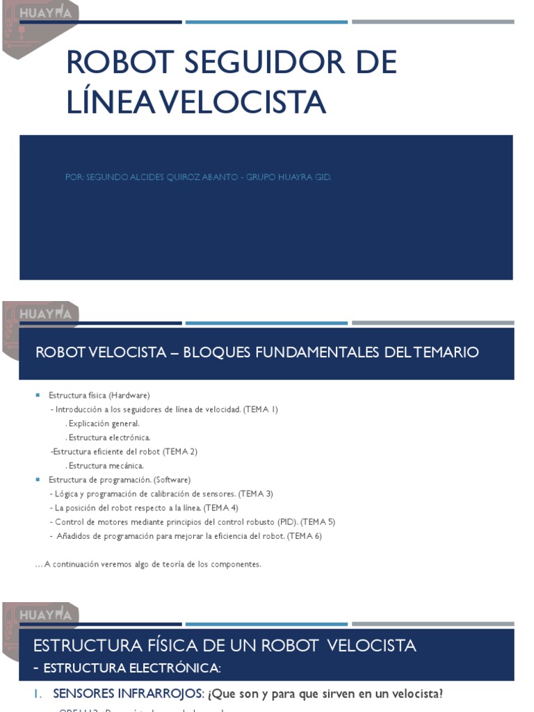Robot velocista | PDF | Robot | Robótica