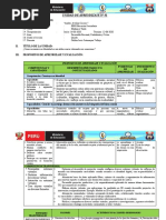 Sesion de Aprendizaje - DPCC 1° - #1 | PDF | Aprendizaje | Las emociones