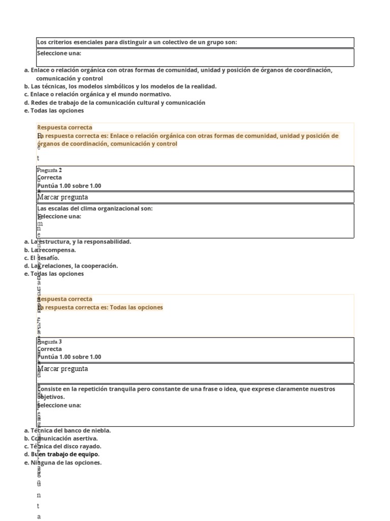 Examen Modulo 5 Resolucion de Conflictos | PDF | Psicología industrial ...