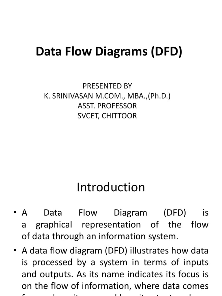 Data Flow Diagrams (DFD) | PDF