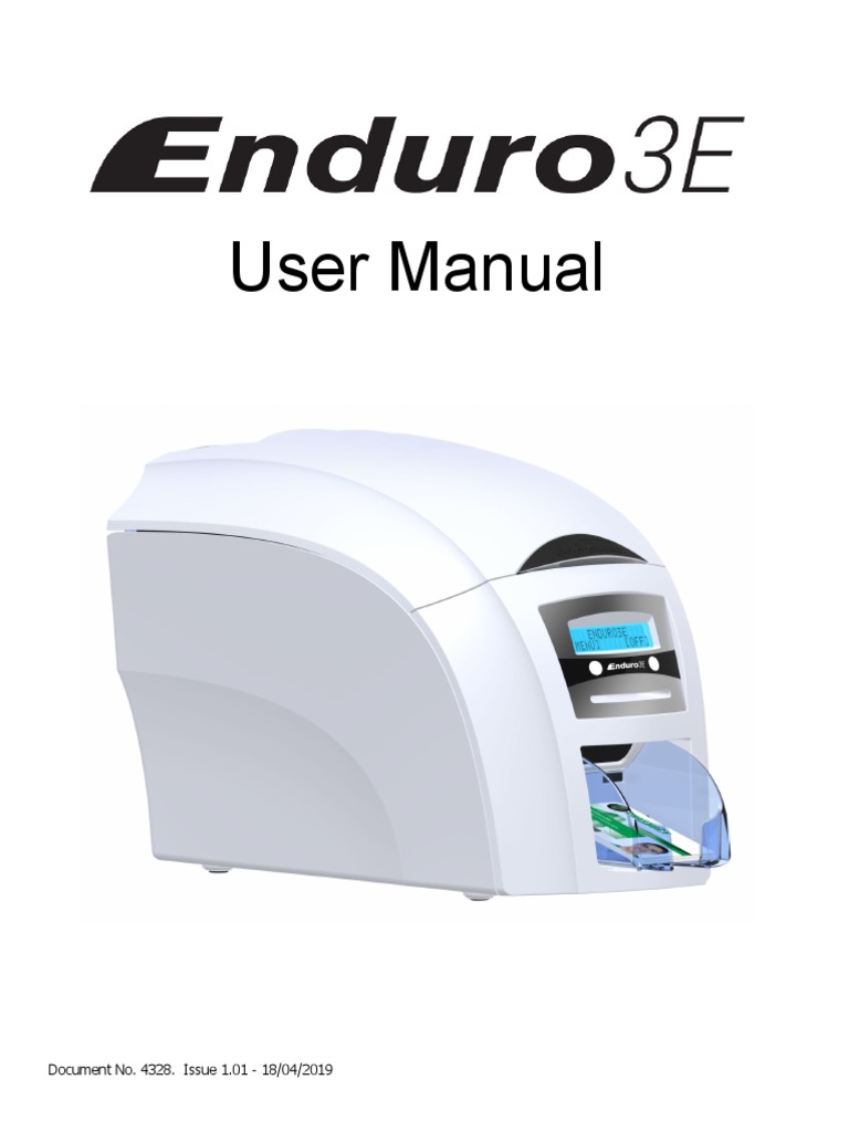 Enduro 3e User Manual Issue 1 01 | PDF | Printer (Computing ...