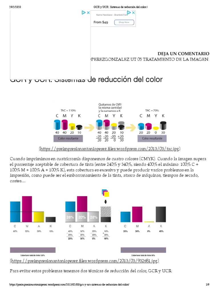 GCR y UCR_ Sistemas de reducción del color _ | PDF | Color | Gráficos ...
