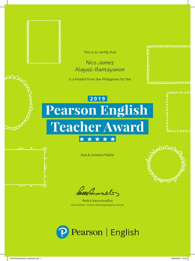 Nico James Alagasi-Bantayanon: This Is To Certify That | PDF