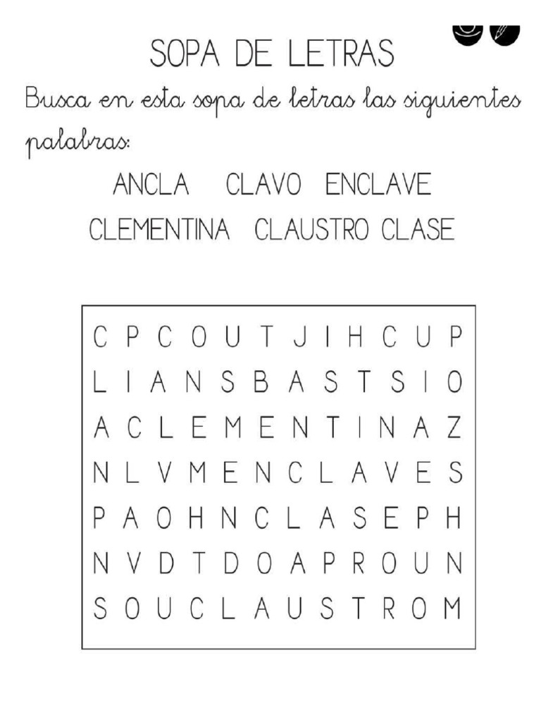 Sopas de Letras Combinaciones Cl. CR, BL, BR, FL, FR, TL, TR, Dl. DR, GL, GR | PDF