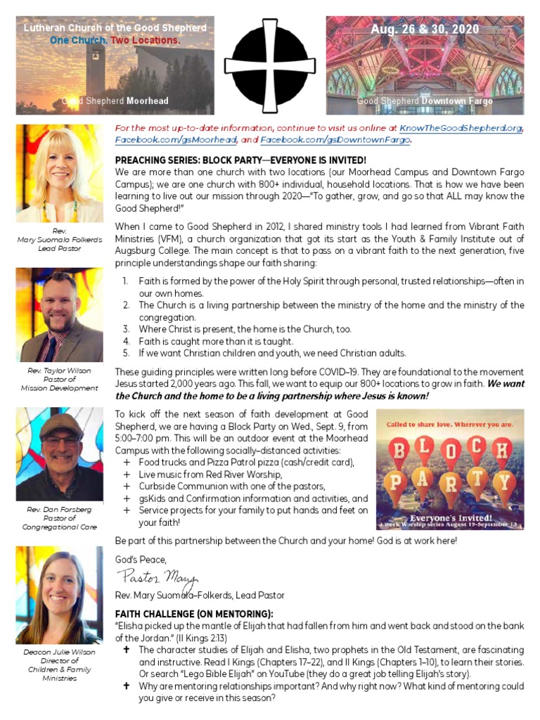 Preaching Series: Block Party - Everyone Is Invited!: Two Locations ...