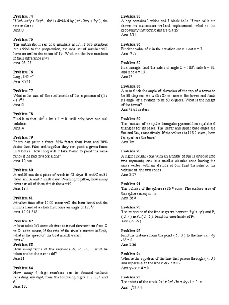 GE Mathematics | PDF | Ellipse | Present Value