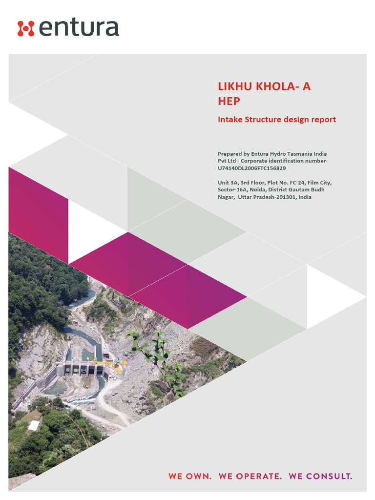 Intake Structure Design Report PDF | PDF | Bending | Geotechnical ...