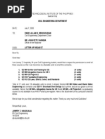 Sample Request Letter Format - SIMULTANEOUS - OVERLOAD Courses | PDF