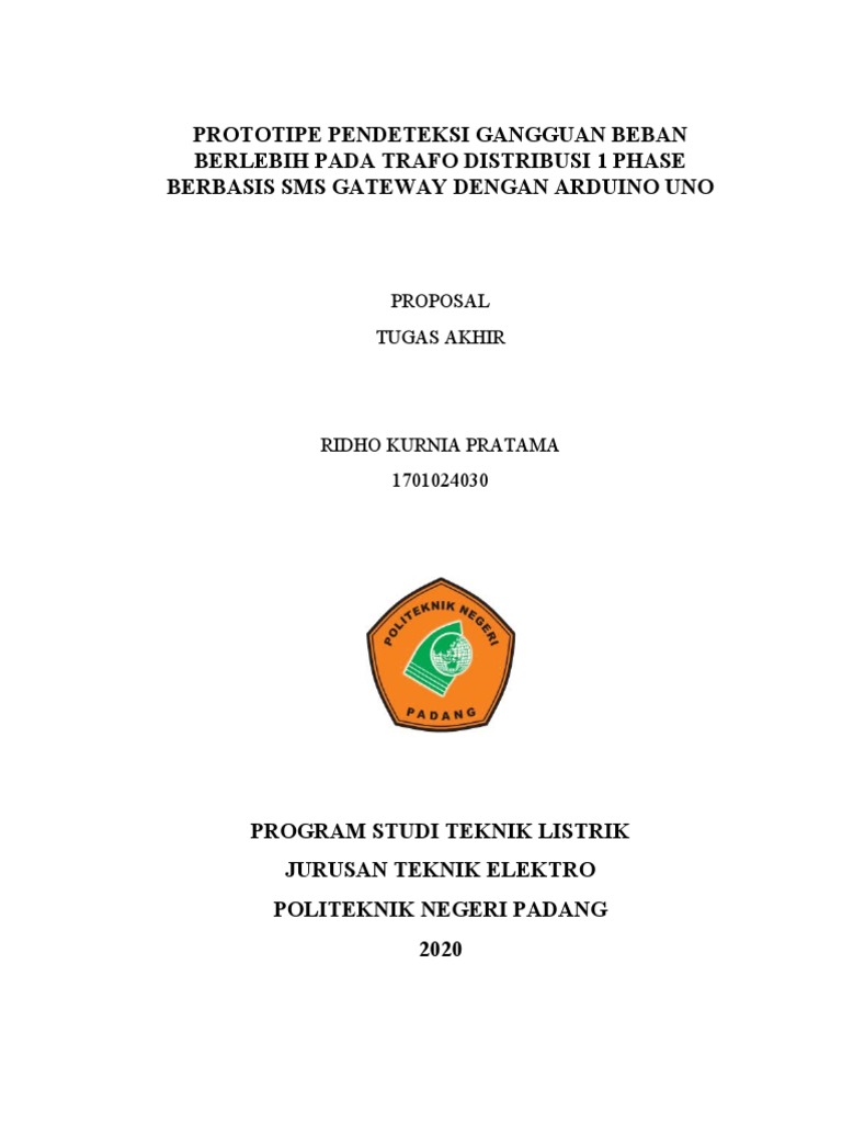 Proposal Ridho Kurnia | PDF